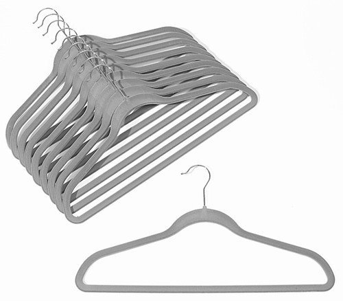 ClosetHangerFactory Slim-Line Platinum Shirt/Pant Hangers