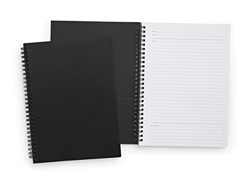 TRU RED Medium Soft Cover Meeting Notebook, Blk Tr54988