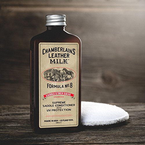 Chamberlains Leather Milk Saddle Tack Salve Conditioner Formula No. 8, 12 Ounce