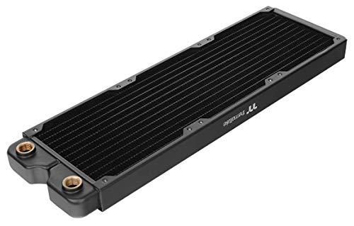 Thermaltake Pacific DIY Liquid Cooling System C360 27mm Thick High-Density Fins Single-Row Copper Tubes Copper Radiator CL-W228-CU00BL-A