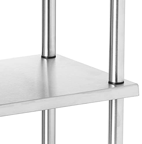 Cook N Home 2-Tier Stainless Steel Counter Storage Shelf Organizer, Rectangle