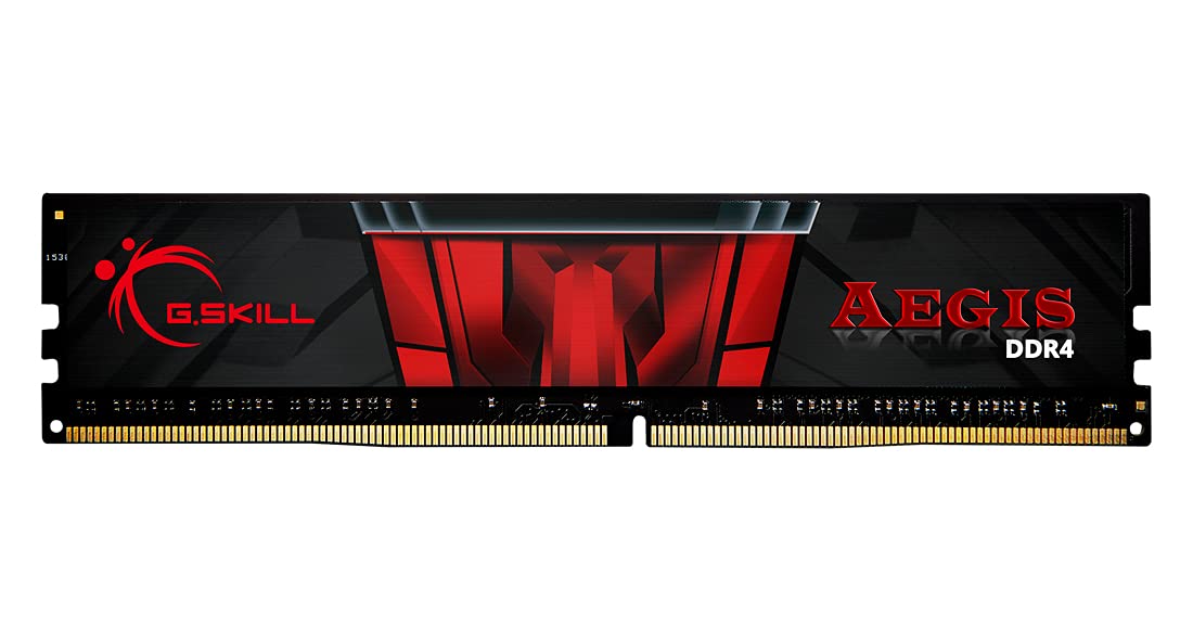 G.SKILL AEGIS Series (Intel XMP) DDR4 RAM 32GB (4x8GB) 3200MT/s CL16-18-18-38 1.35V Desktop Computer Memory UDIMM (F4-3200C16Q-32GIS)