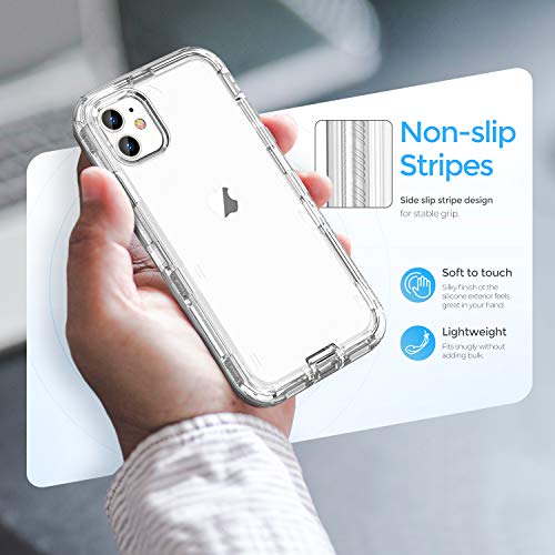 ORIbox Case Compatible with iPhone 11 pro Case, Heavy Duty Shockproof Anti-Fall clear case