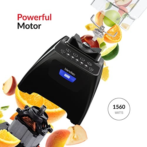 Blendtec Classic 575 Blender - WildSide+ Jar (90 oz) - Professional-Grade Power - Self-Cleaning - 4 Pre-programmed Cycles - 5-Speeds - Black