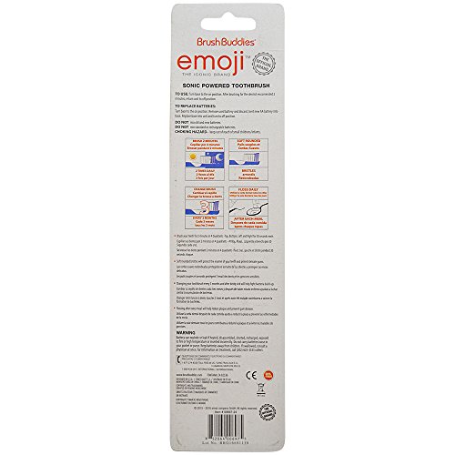 Brush Buddies Emoji Sonic Powered Toothbrush, Multi