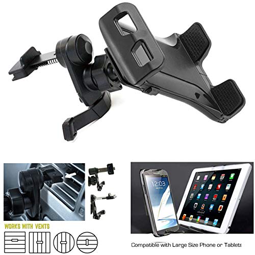 ChargerCity Simple Lock Car Vehicle Air Vent Mount w/Mega Smartphone Holder for Smartphones