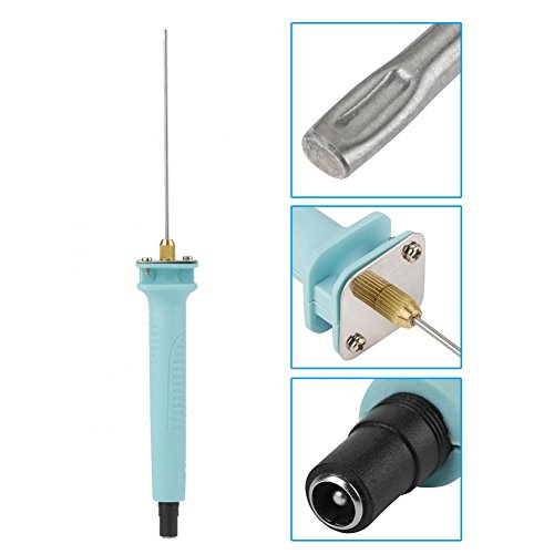 Electric Foam Cutter Foam Board Cutter 7.5v 2.5A Polystyrene Cutting Machine Pen Kit Tool Hand Held Styrofoam Cutting Pen 10cm (Power Adapter is not Included)
