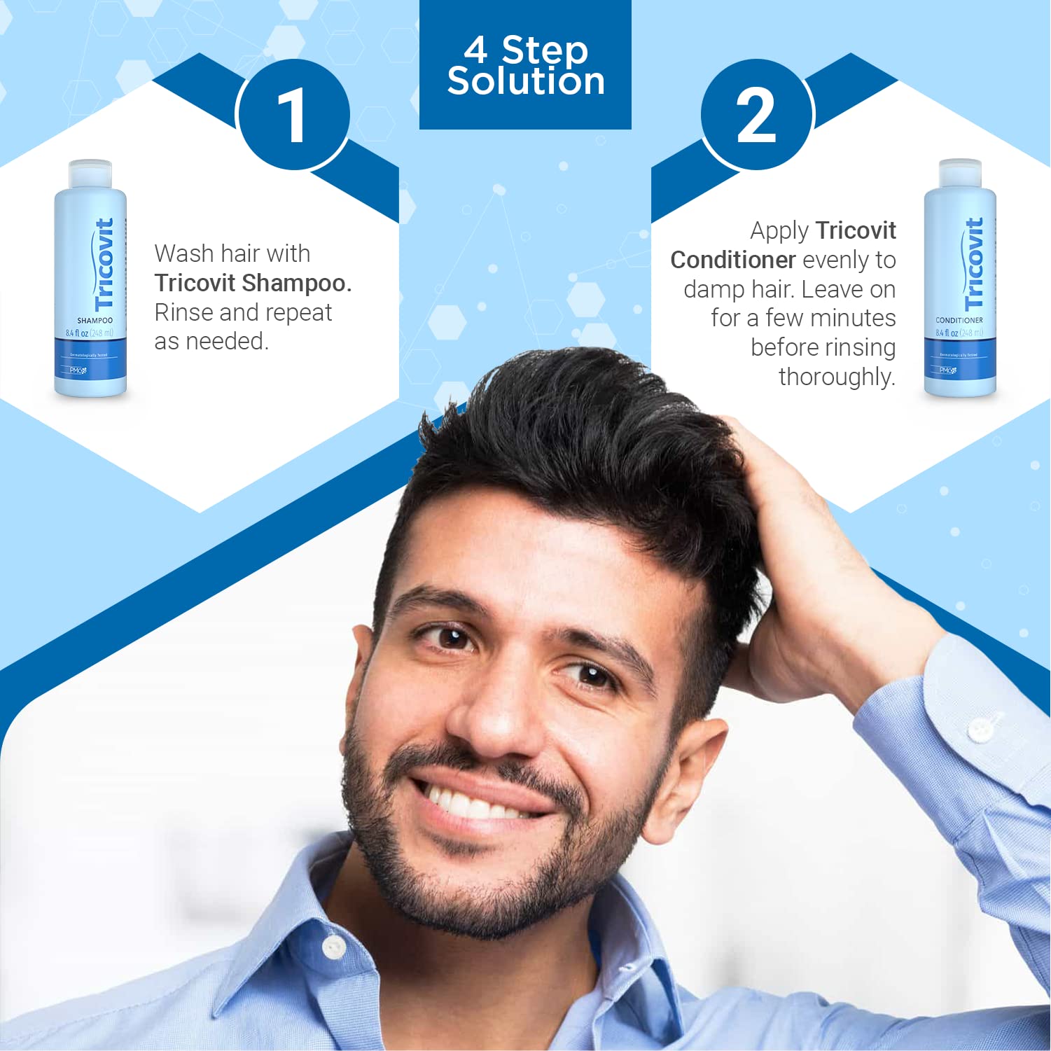 Tricovit Hair Growth Conditioner For Thinning Hair And Hair Loss 8.4oz