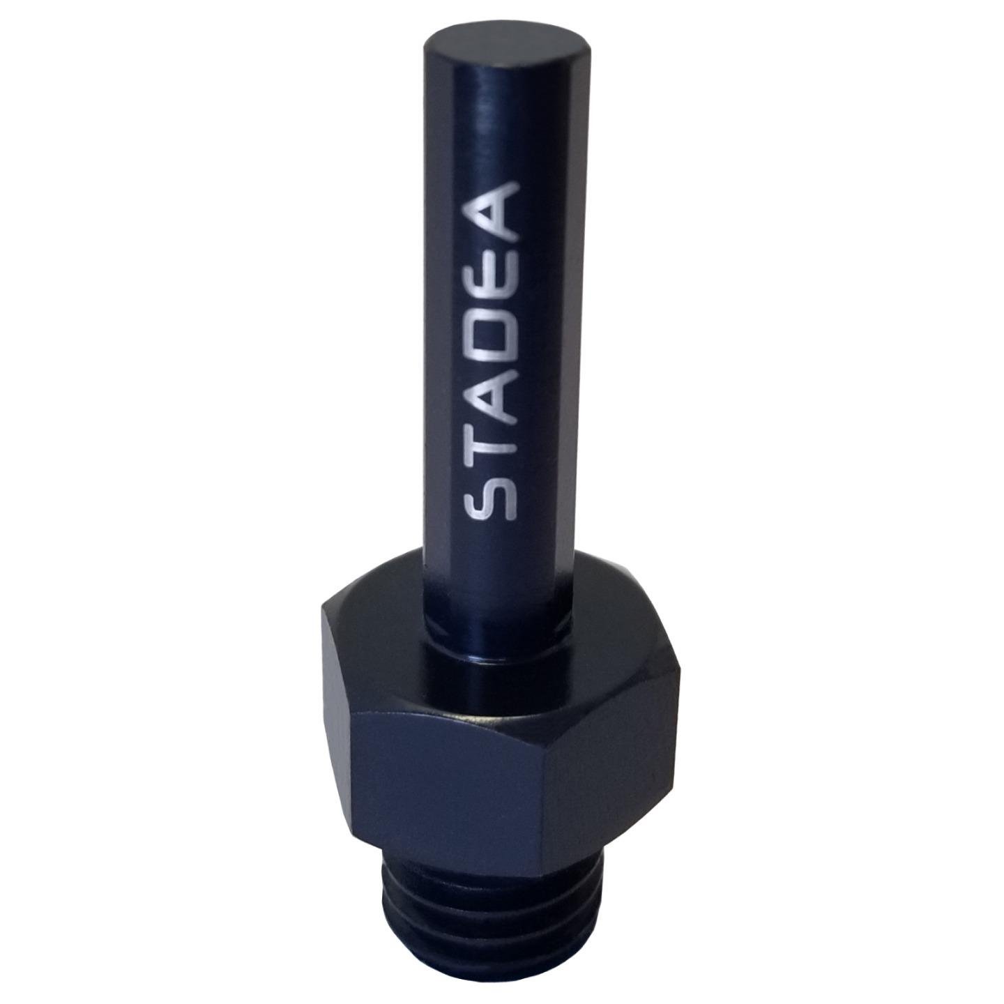 Stadea ADC105K Core Drill Bit Adapter for Threaded Diamond Hole Saw Core Drill Bit - 3/8" Triangle to 5/8" 11 Male