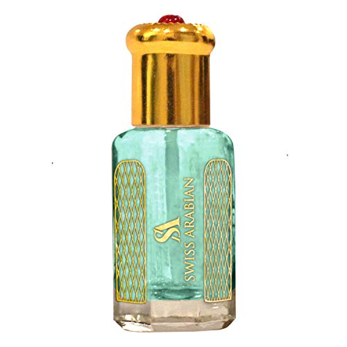 SEA BREEZE 12mL | Artisanal Hand Crafted Perfume Oil Fragrance for Women and for Men | Traditional Attar Style Cologne | by Perfumer Swiss Arabian Oud | Gift/Party Favor | Body Oil