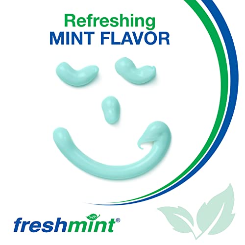 Freshmint® 144 Tubes of 0.85 oz. Premium Anticavity Fluoride Toothpaste with Safety Seal (ADA Accepted)