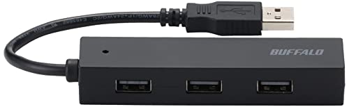 Buffalo Buffalo USB Hub USB 2.0 Bus Power 4-Port Black BSH4U25BK [Windows/Mac Compatible]