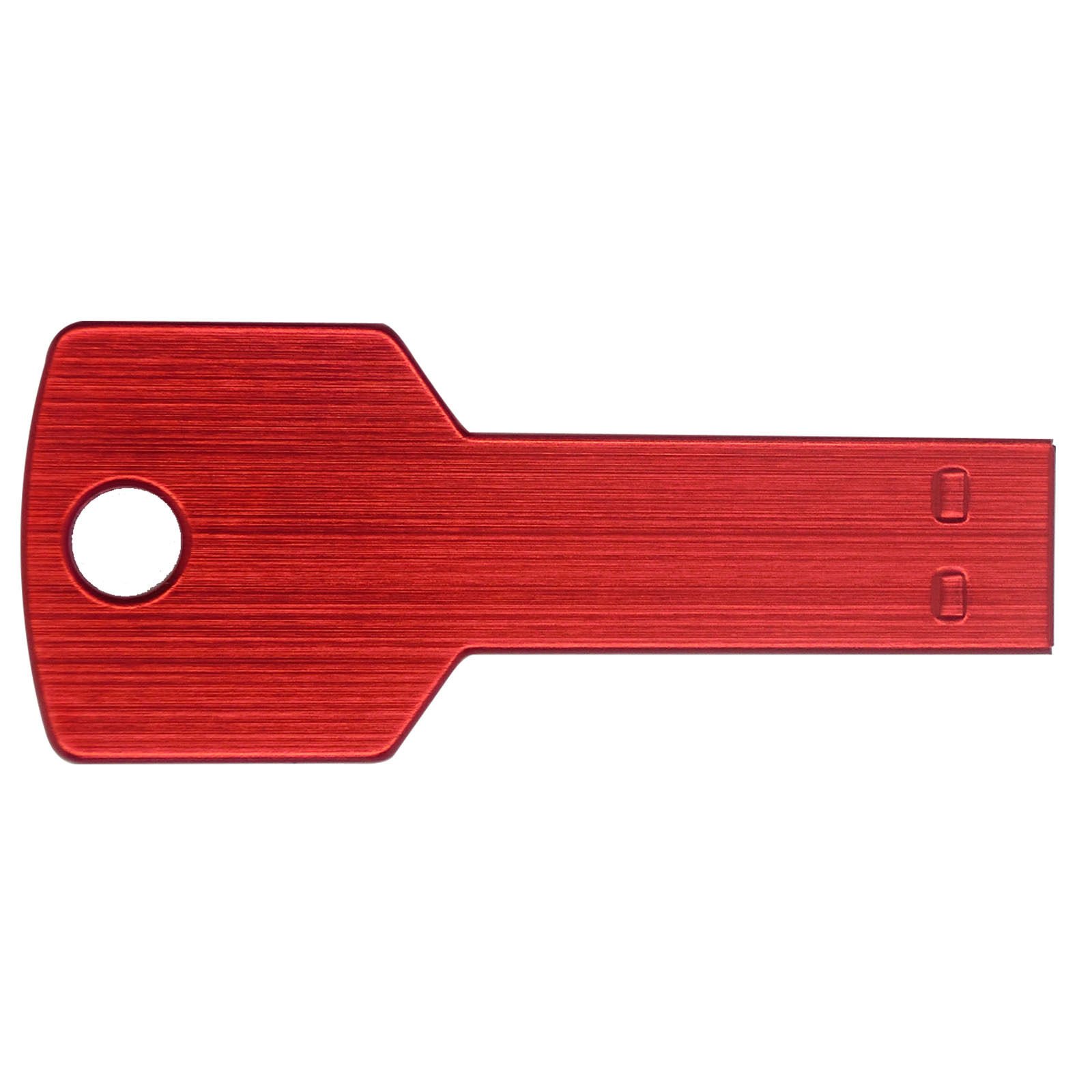Lot 5 USB Flash Drive 2GB Memory Pen Stick Wholesale Key Shape Bulk Pack (2GB, Red)