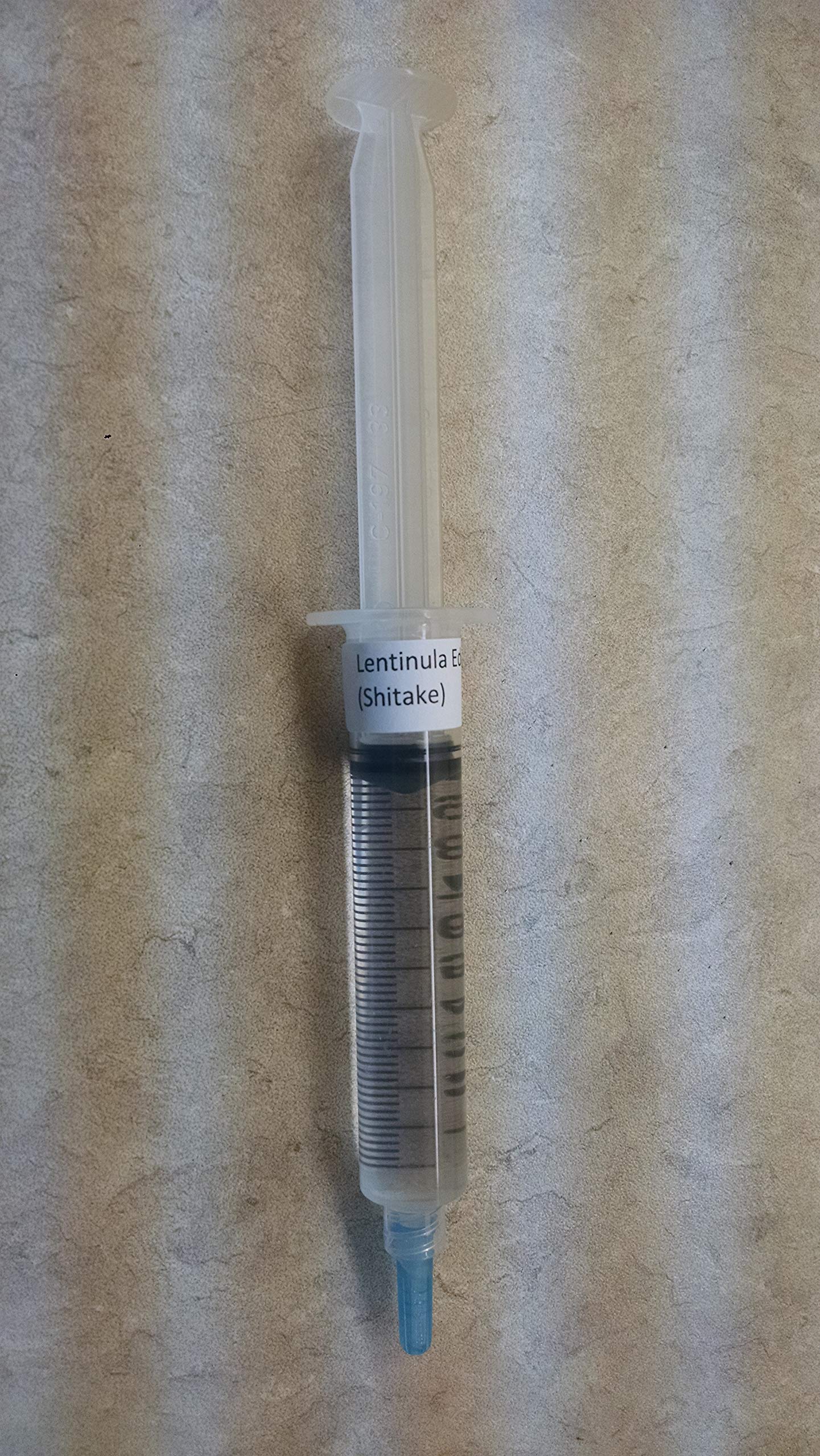 Mushroom Liquid Culture Syringe - Spore Free Live Mycelium (Shiitake 3782)