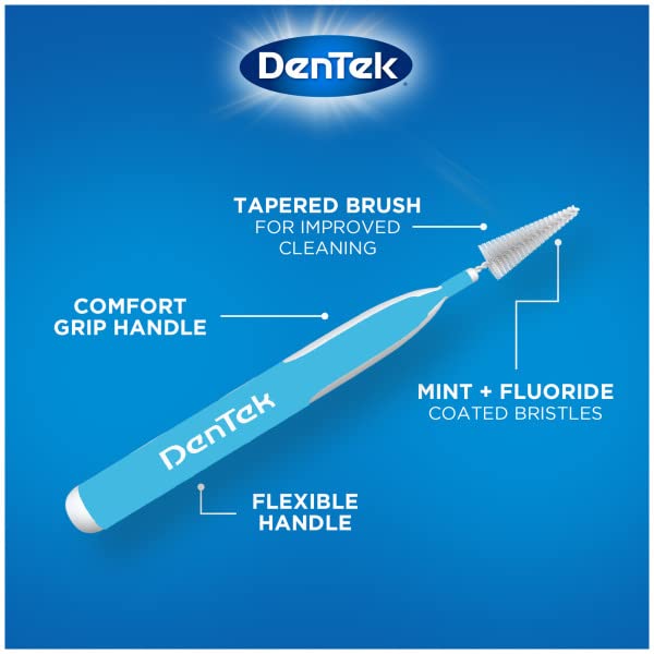DenTek Easy Brush Wide Interdental Cleaners 16 Count (Pack of 2)