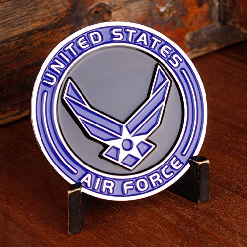 Air Force Airman First Class E3 Challenge Coin! United States Air Force Airman First Class Rank Military Coin. E-3 USAF Challenge Coin! Designed by Military Veterans - Officially Licensed Product!