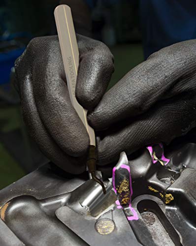 AFA Tooling - Deburring Tool with 11 High Speed Steel Blades and Tungsten Carbide Scribe - Works on Metal, Resin, PVC Pipes, Copper, Plastic and 3D Printed Edges - Plumbing & 3D Printing Tool