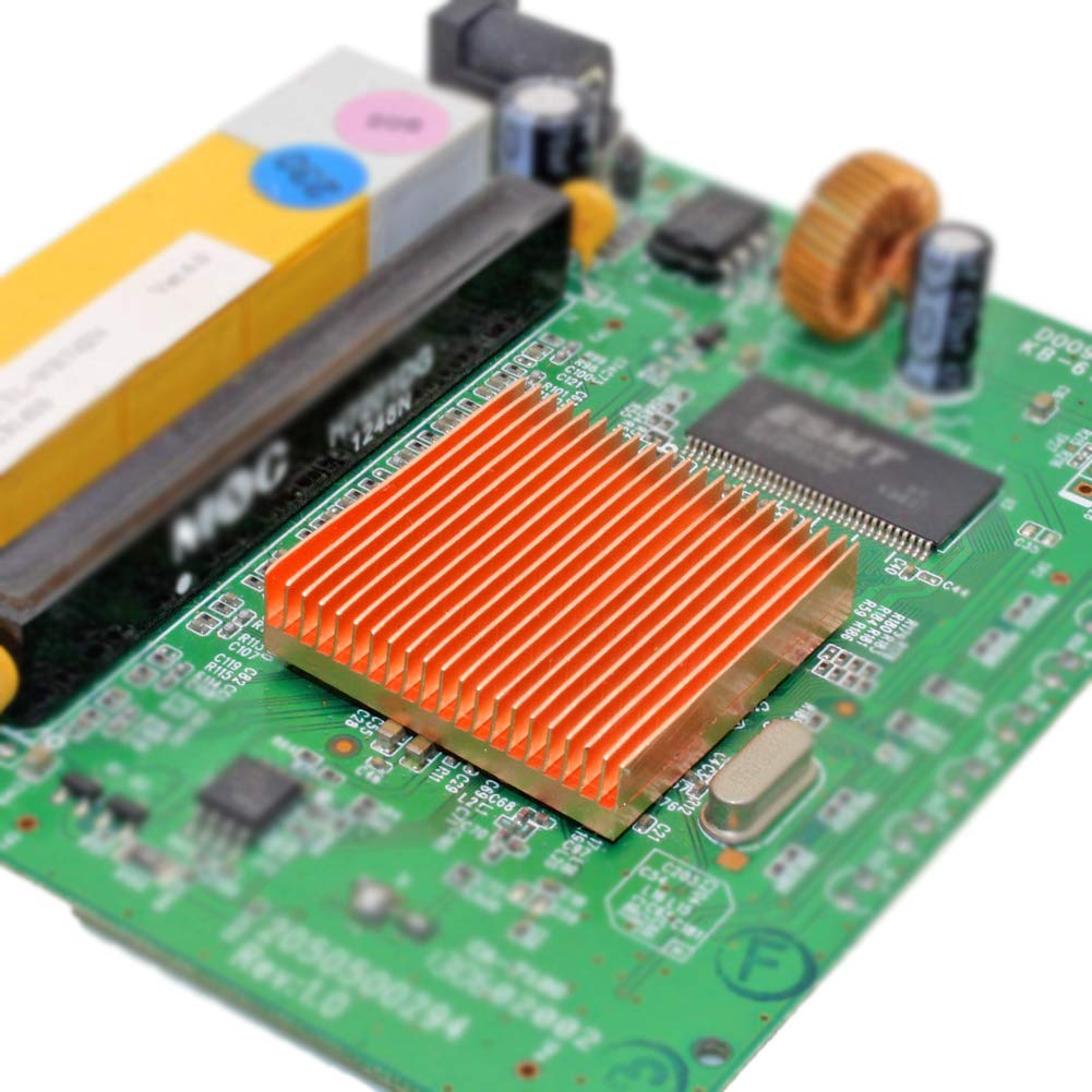Pure Copper Heatsink 30x30x7mm / 1.18x1.18x0.28 inches for Electronic Chip Cooling