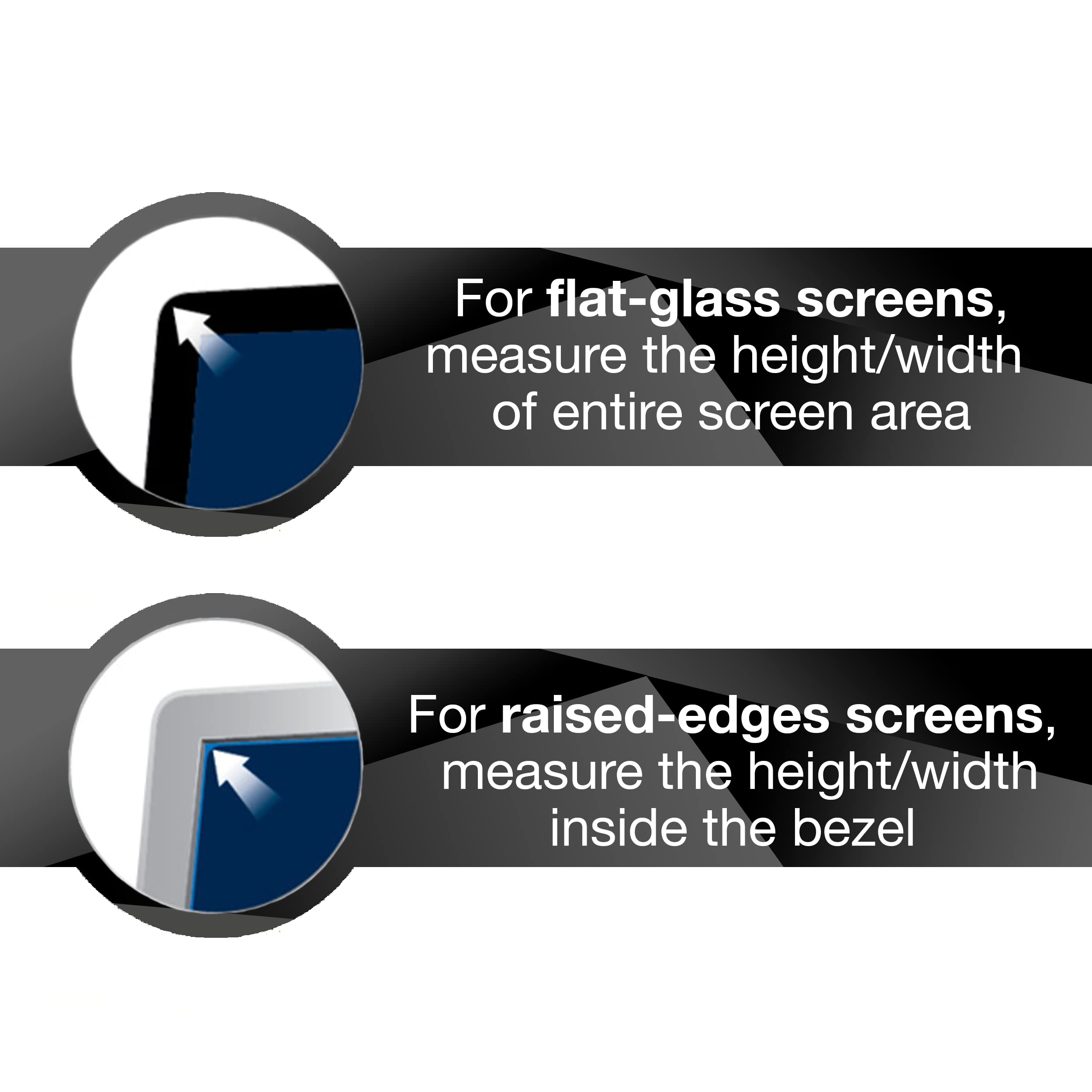 3M Privacy Filter for 24 Inch Widescreen Monitor, Reversable Gloss/Matte, Reduces Blue Light, Screen Protection, 16:9 Aspect Ratio (PF240W9B) , Black