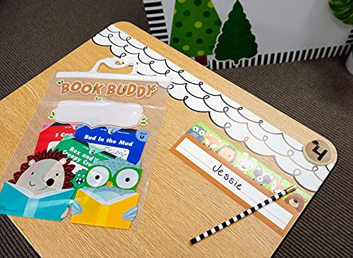CTP Woodland Friends Book Buddy Bag, Clear 10.5β x 12.5β Storage Bags (Creative Teaching Press 8537)