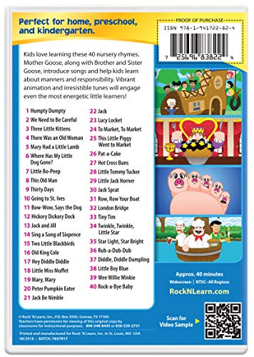 Early Literacy DVD Collection - Letter Sounds Phonics for Beginners, Getting Ready for Kindergarten, Nursery Rhymes
