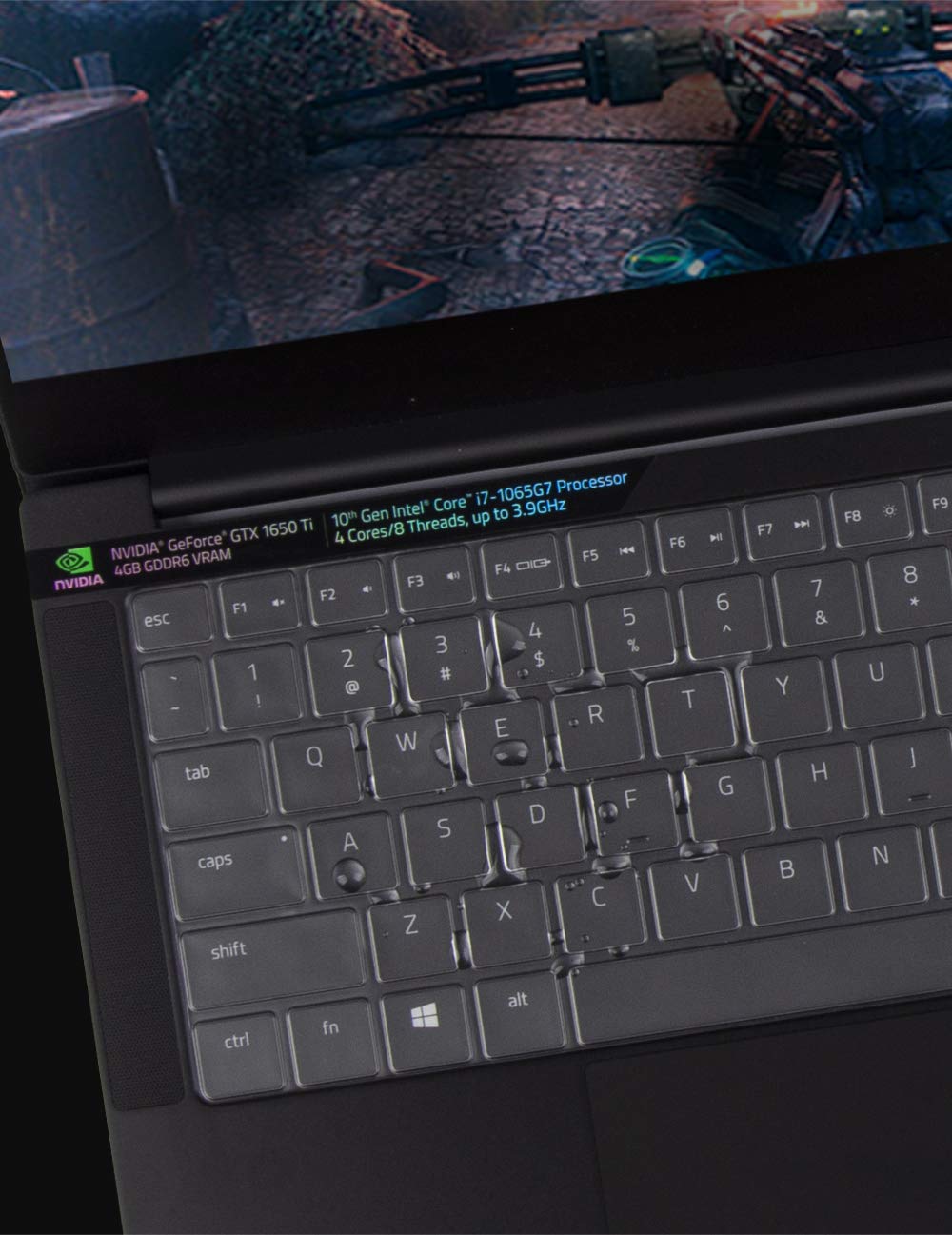Keyboard Cover for 15.6" Razer Blade 15 Base & Razer Blade 15 Advanced 2022 2021 2020 Gaming Laptop & Razer Blade 17 2022 & Razer Blade Pro 17, Razer Blade 15 2022 Keyboard Skin Protector - TPU