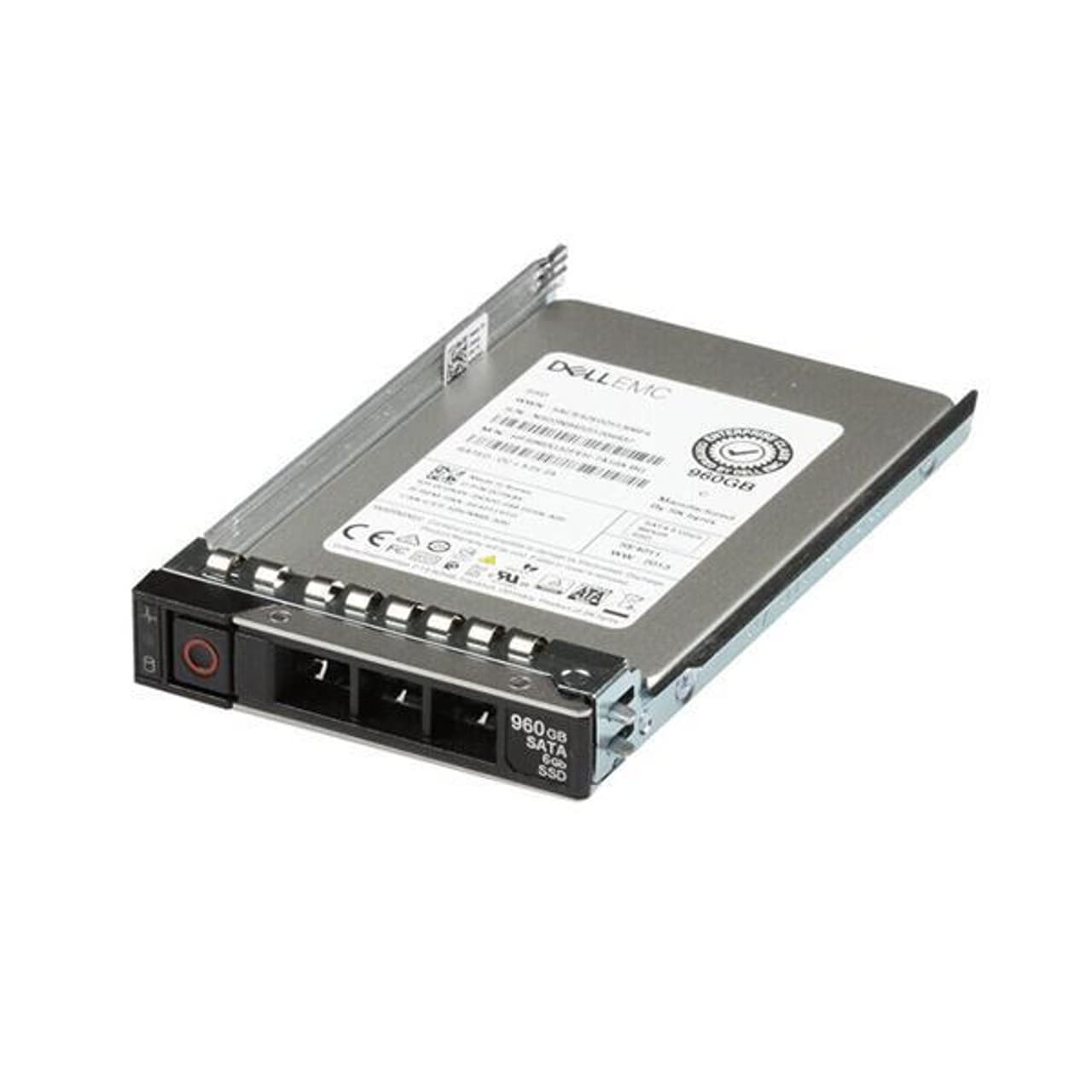 DELL - Disque SSD - 480 Go - ĂŠchangeable Ă Chaud - 2.5" - SATA 6Gb/s - Pour PowerEdge C6525, R340, R440, R6415, R6515, R6525, R7415, R7425, R7515, R7525, R840, R940