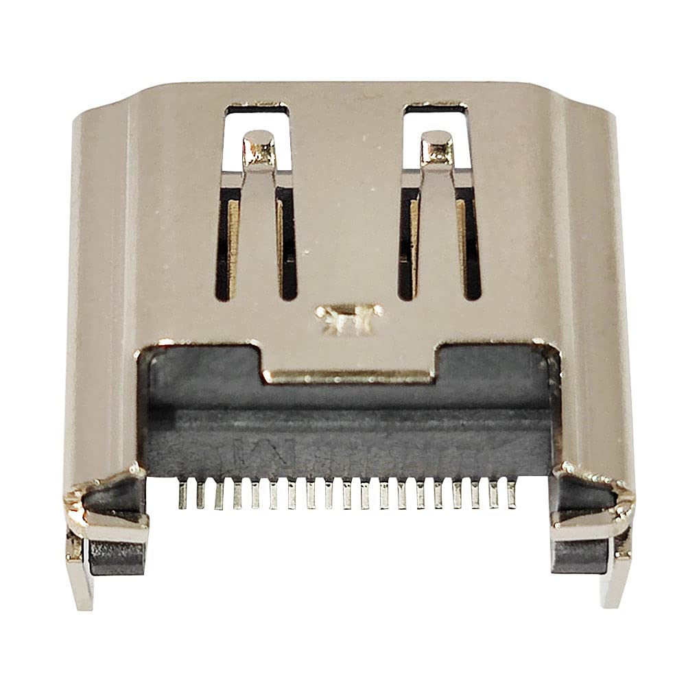 2PCS HUANMEFANG New Replacement HDMI Port Socket Plug Jack Interface Connector for Sony Playstation 4 PS4 (NOT FIT for PS4 Slim/PRO)