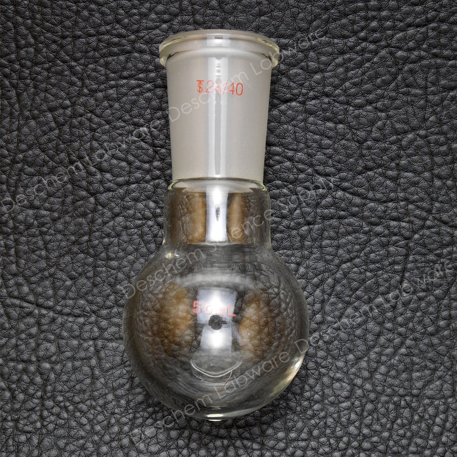 Deschem 50ml,24/40,1-Neck,Round Bottom Glass Flask,Single Neck,Laboratory Boiling Bottle
