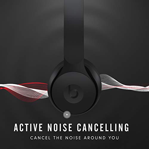Apple Beats Solo Pro Wireless Noise Cancelling On-Ear Headphones H1 Headphone Chip, Class 1 Bluetooth, Active Noise Cancelling, Transparency, 22 Hours of Listening Time - Black