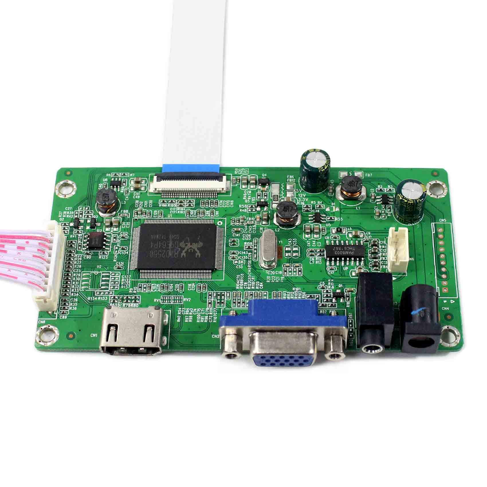 VSDISPLAY 15.6" IPS LCD Screen 15.6 inch 1920X1080 B156HAN01.2 with HD-MI VGA LCD Controller Board Driver Board