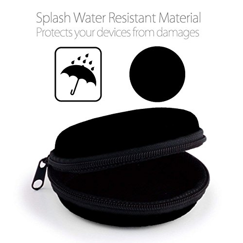 Earphone Case MAS CARNEY Headphone Earbud Hard Protective Carrying Case Bag