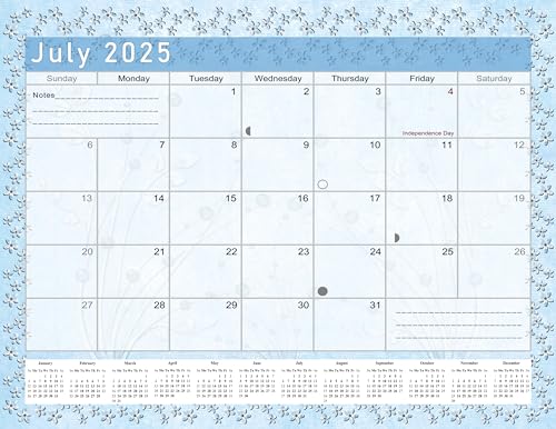 2025 Monthly Desktop/Wall Calendar/Planner - Habit Tracker - Daily, Weekly & Monthly Goal Motivational Habit Tracking Journal Inspirational - (Edition #018)