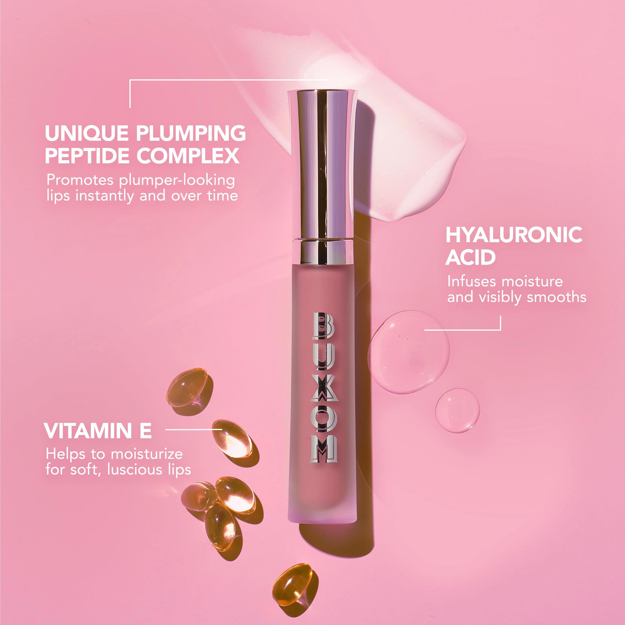 BUXOM Full-On Plumping Lip Cream, Peach Daiquiri