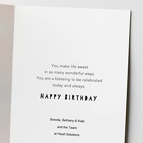 DaySpring - Birthday - Celebrating You - 12 Boxed Cards (60939),Yellow