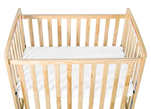 Child Craft Bristol Professional Series Compact Crib with Casters, Natural