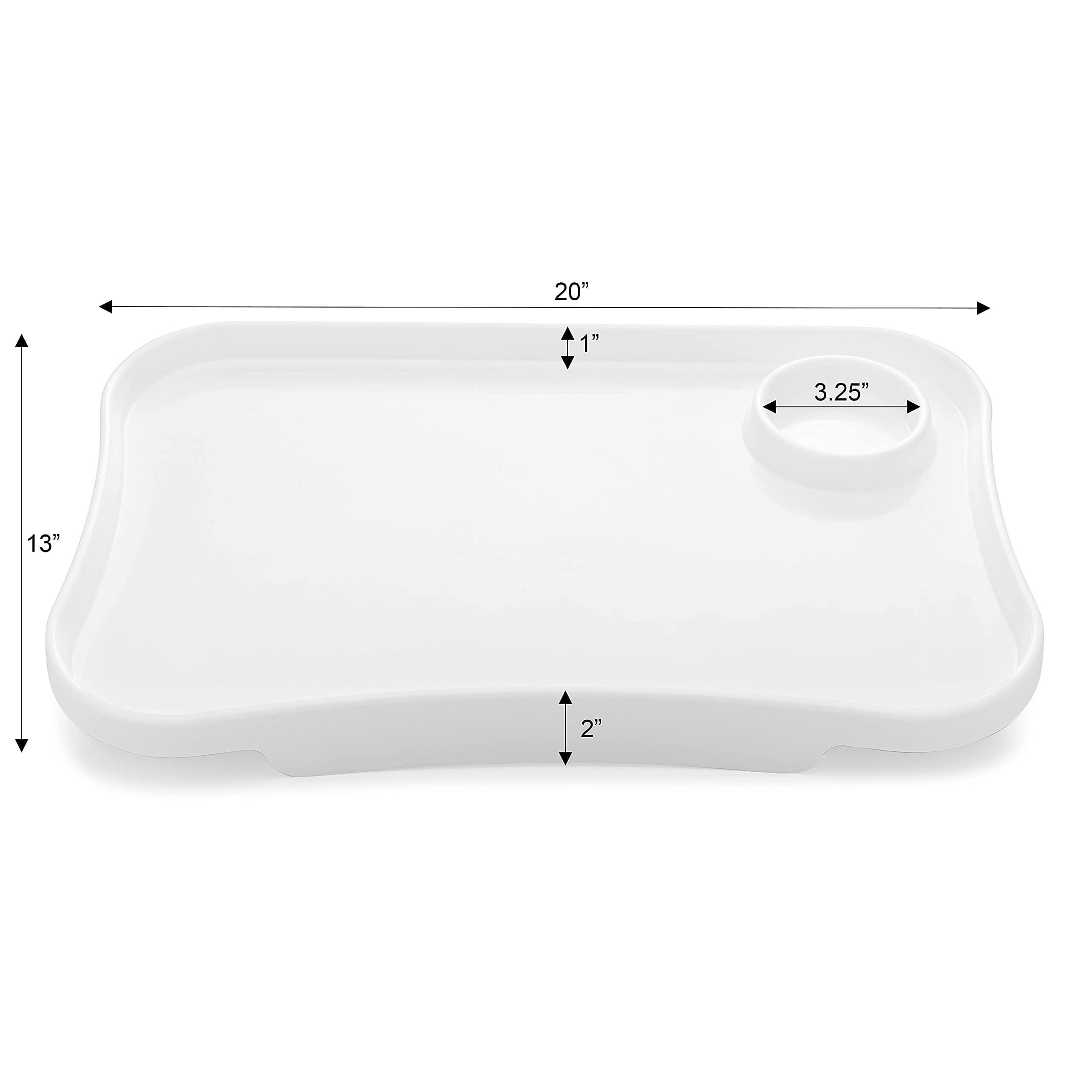 SpillyTray | Hard Plastic Kid's Placemat with Elevated Ridge and Non-Slip Surface on Bottom | Multi-use Kid's Tray | Contain Mealtime Spills and Craft Messes Within Child's Tray | BPA Free
