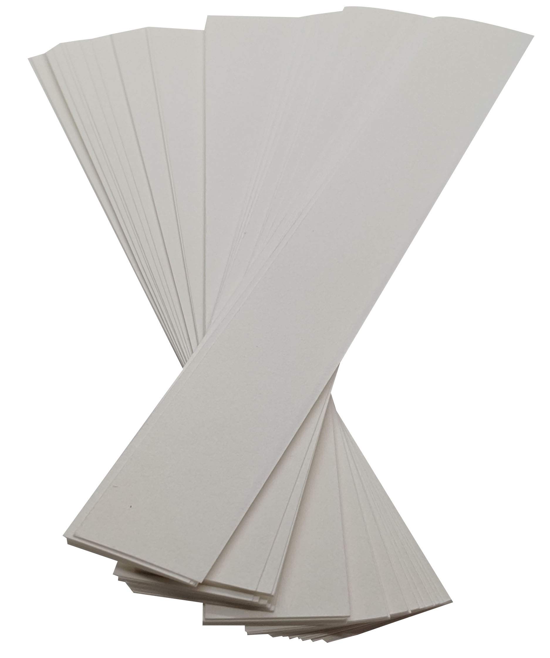Grade 1 Chromatography Paper 6 x 0.75 Inches for Laboratories, School, Pigment Separation and Experiments [Bag of 50 Strips]