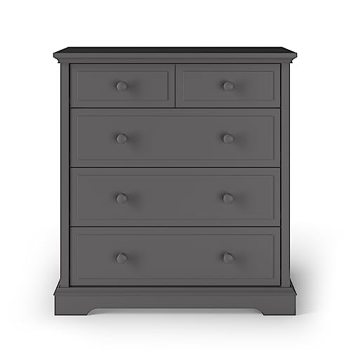 Child Craft Universal Select 4 Drawer Chest, Storage for Nursery or Kids Room, Cool Gray