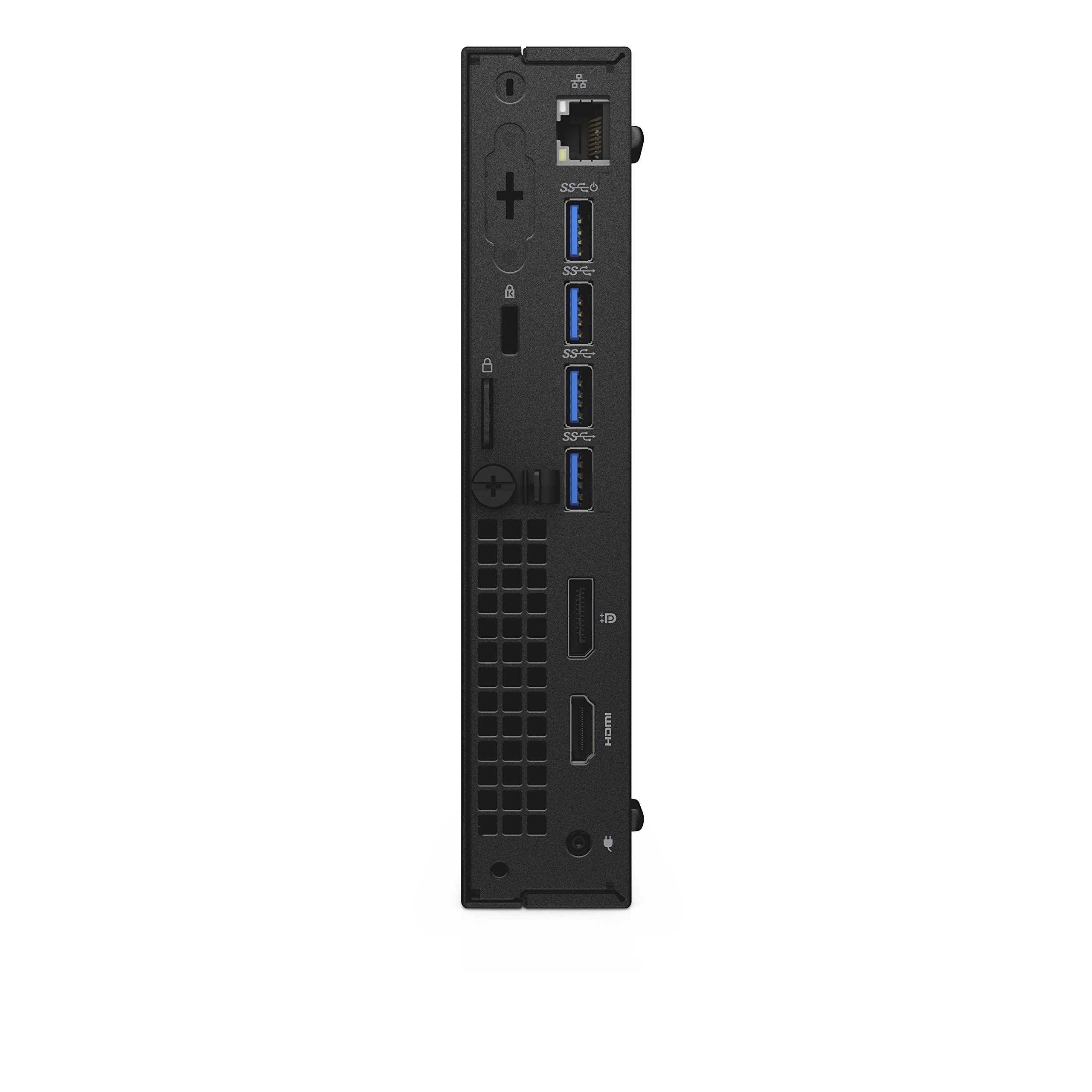 Dell OptiPlex 7050 Micro Form Factor Desktop Computer, Intel Core i7-7700T, 8GB DDR4, 256GB Solid State Drive, Windows 10 Pro (T6H1F) (Renewed)