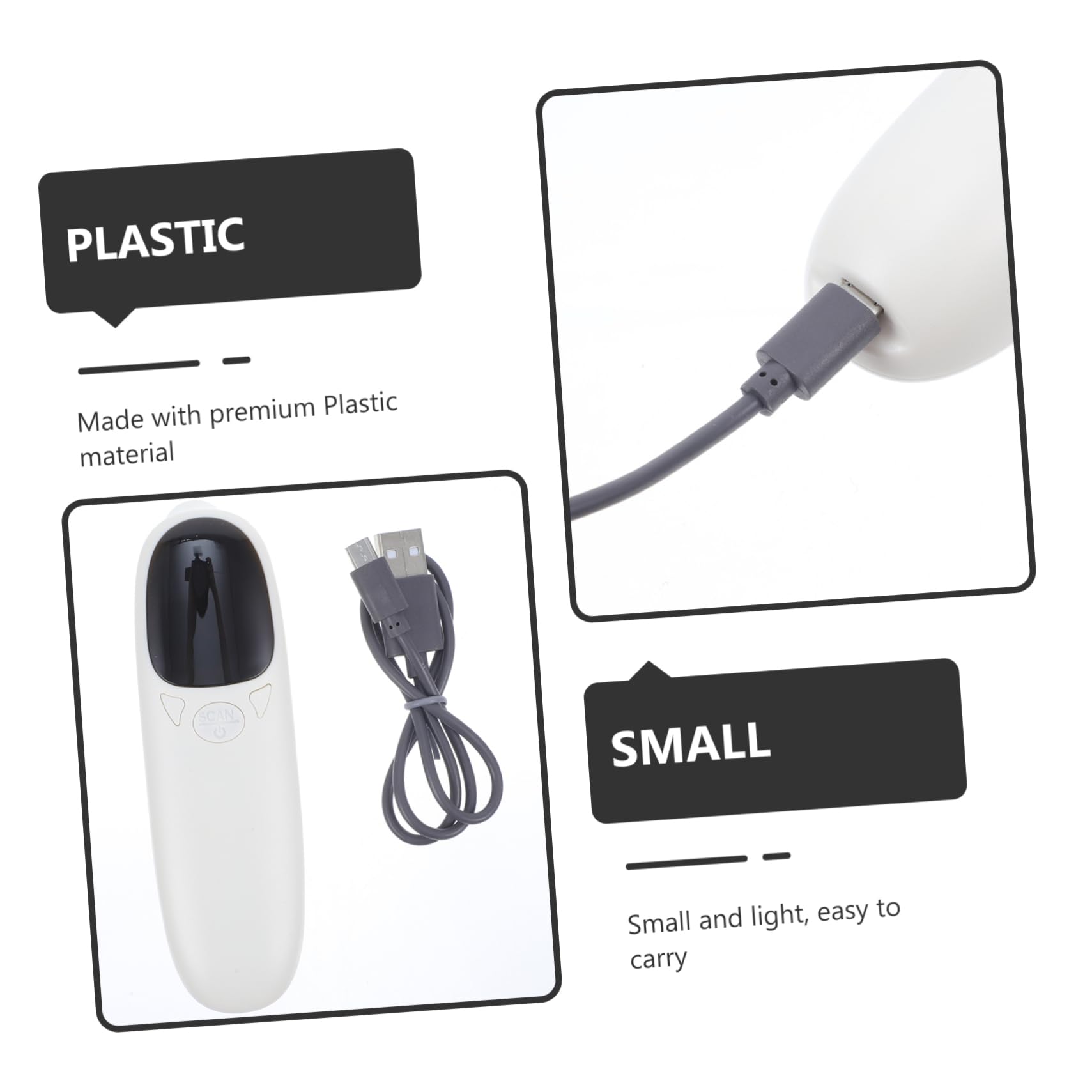POPETPOP 4 Sets Pet Electronic Animal Temperature Detection Home Use Pet Temperature Monitor Small for Pets Animal Electronic Small Animal Non- Plastic Detector Ear Baby