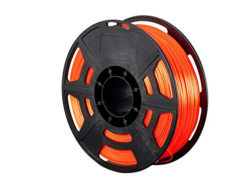 Monoprice Hi-Gloss 3D Printer Filament PLA 1.75mm - 1kg/Spool - Orange, Works with All PLA Compatible 3D Printers