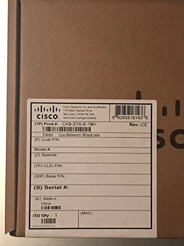 CAB-STK-E-1M=, Cisco C2960S-STACK C2960X-STACK FlexStack stacking cable 1 Meter