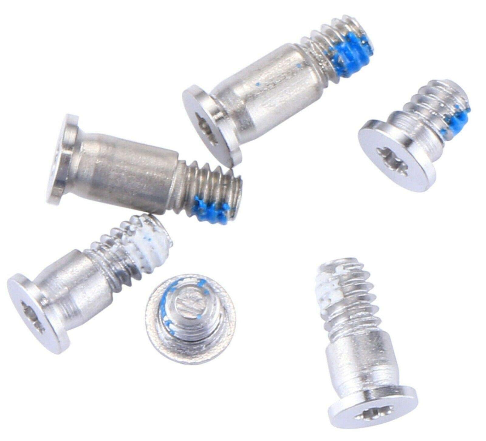 Replacement 6pcs/Set Bottom case Screws + 5 Point Pentalobe Screwdriver for MacBook Pro Retina 13 A1708 EMC 2978 EMC 3164 2016-17, A2159 A2289 EMC 3301 EMC 3456 2020, A2338 M1 EMC 3578 2020 (Silver)