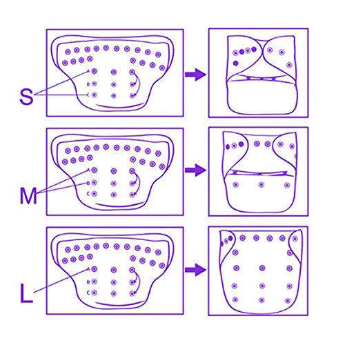 Storeofbaby Reusable Baby Swim Diaper Adjustable Swimwear for Toddlers 0-3 Years