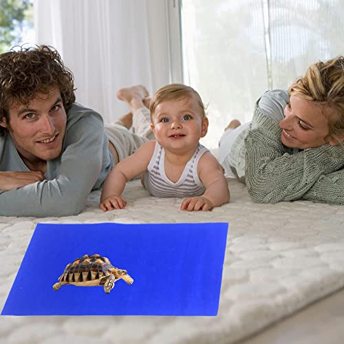 BNOSDM 19.7" x 11.8" Reptile Mat Carpet Leopard Gecko Terrarium Liner Bedding Substrate Cage for Lizard Bearded Dragon Snake Tortoise Chameleon 2PCS