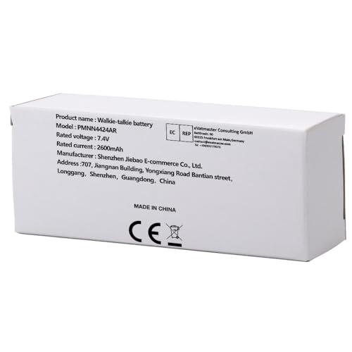 Vineyuan 7.4V 2600mAh PMNN4424AR Li-ion Battery for APX 1000 APX 2000 APX 3000 APX 4000 Two Way Radio Battery with Belt Clip - 10 Pack