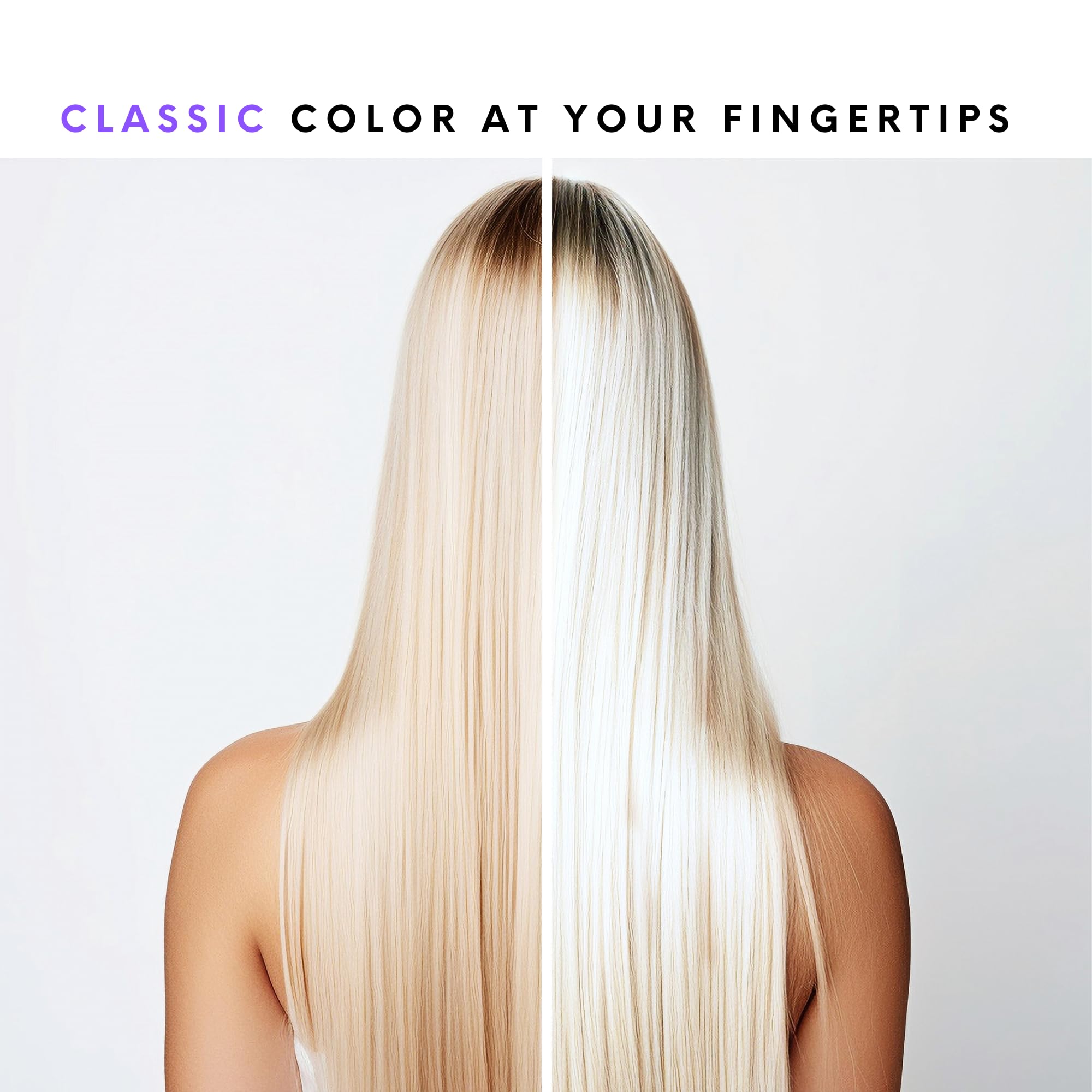 Watercolors Semi Permanent Color Depositing Shampoo. Sulfate & Paraben Free to Maintain & Enhance Hair Color VIOLET WASHE LITER