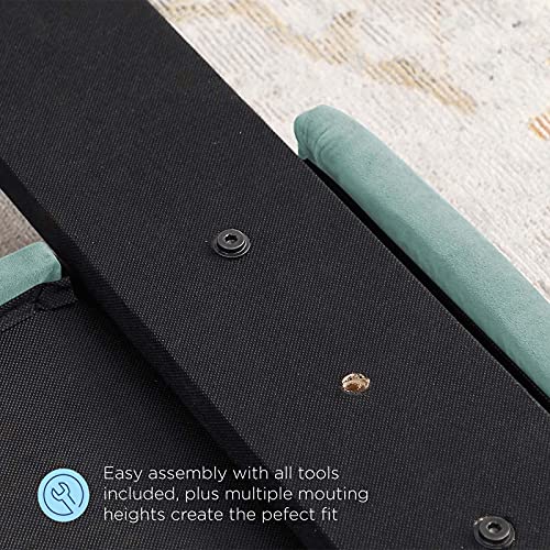 Modway Camilla Channel Tufted Performance Velvet Full/Queen Headboard in Mint