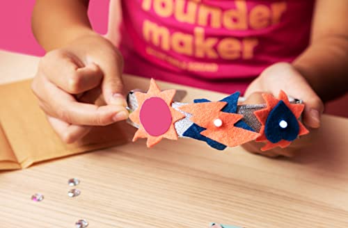 Dear Smart Girl Electrical Engineering STEM Kit for Girls Ages 6-12 / DIY Light Up Headband Kit/Make Your Own STEM Craft Kit